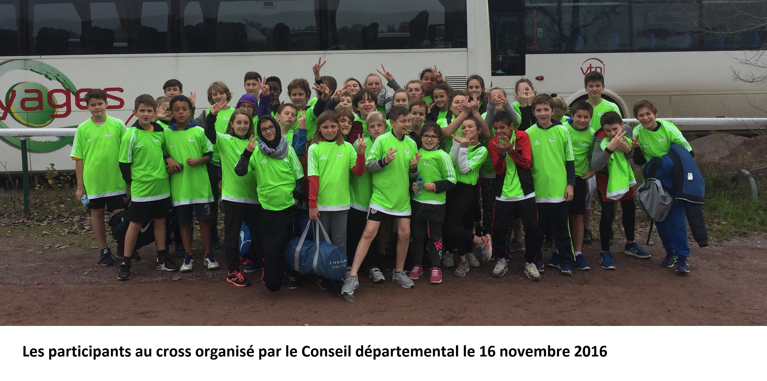 Edition 2016 du Cross départemental - Collège Louis Pergaud de Dozulé (14)
